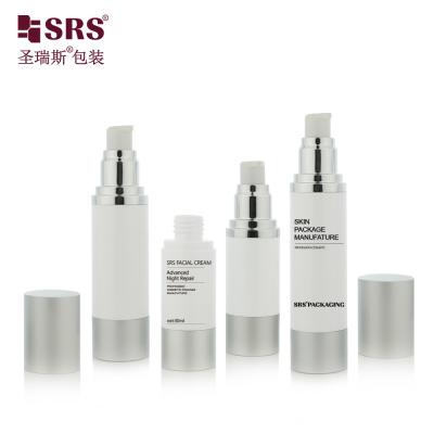 中国 オーダーメイド 卸売 15ml 50ml 空の化粧液 血清 空気のないポンプ ボトル 30ml 販売のため
