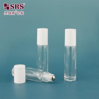 China Garrafas de vidro de forma redonda e transparente para brilho labial à venda