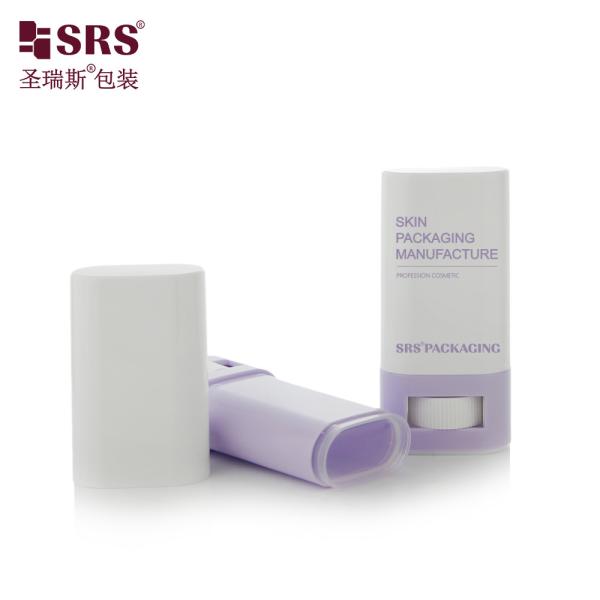 20g Empty Oval Shape PP Plastic Anti-Itch Balm Custom Color Empty Deodorant Container Stick