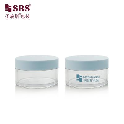 China 15g 30g 50g 70g 80g 100g Round Shape Custom Color Facial Cream Jars PET Jar With Plastic Lid for sale