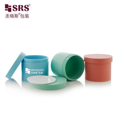 Cina 100g Forma rotonda Iniezione personalizzata Colore PP Materiale Crema riciclata Boccone cosmetica all'ingrosso in vendita