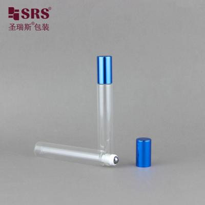 中国 空の化粧品パッケージ 1/3オンス ガラスボトル エッセンシャルオイルローラーボトル 10ml 販売のため