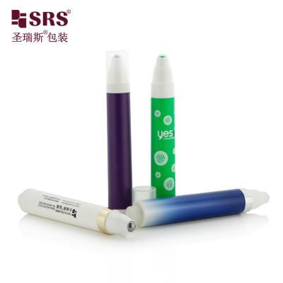 China Round Shape PCR PP Recycled Eco-friendly Empty Roller Massage Ball Wholesale 15ml Bottle for sale