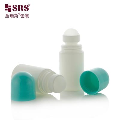 中国 カーブされたPPボール カスタム 固体色PPローラー デオドラントジェル 卸売 ロールオンボトル 販売のため