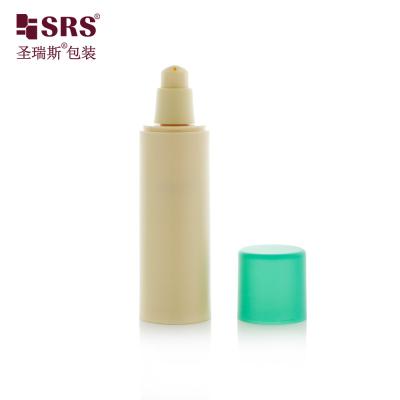 中国 空っぽ PP 丸い形 カスタマイズ 色のインジェクション マット 完成 空気のない化粧品ボトル 販売のため