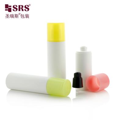 中国 空注射スプレー カスタマイズ色 PP PCR リサイクル スナップオン 空気のないボトル 30ml 販売のため