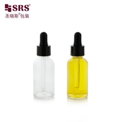 Cina 30 ml Colorato chiaro in magazzino Consegna veloce Pronto per la spedizione Bottiglia rotonda in vetro in vendita