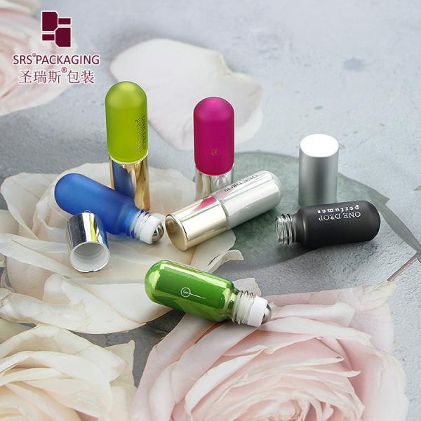 BLP-3ML Customization Convenient Glass Tube Roll On Bottle for Controlled Application Essential Oil Massage Formula