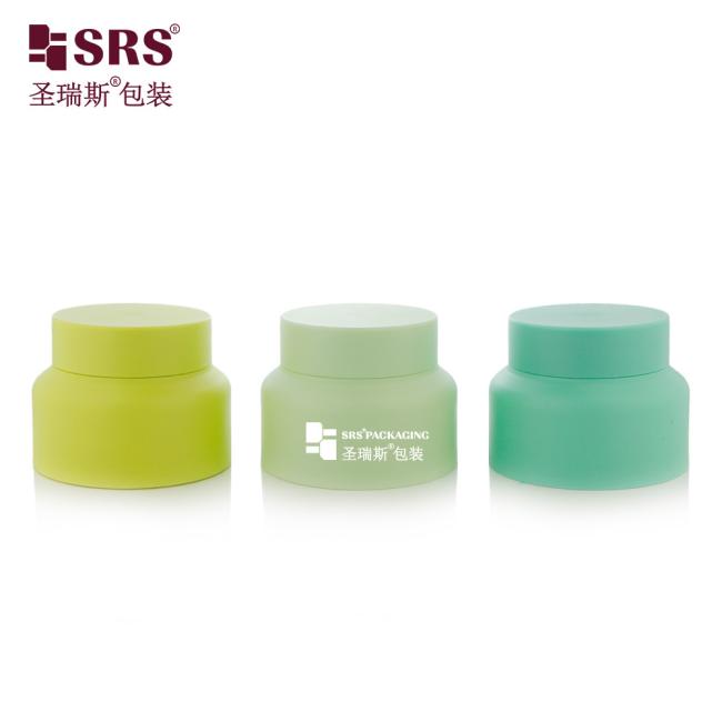 SRST-80g 100g PP PCR Round New Design Body Scrub Cream Jar Container Eco-friendly Material Packaging