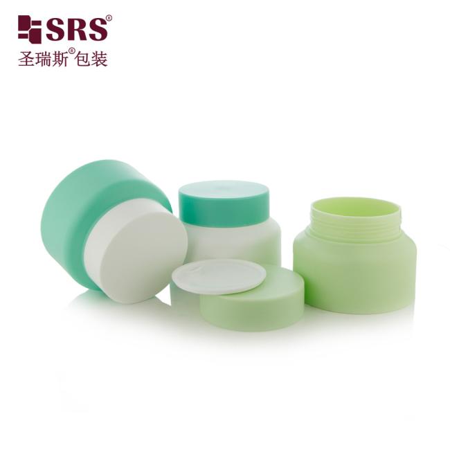 SRST-80g 100g PP PCR Round New Design Body Scrub Cream Jar Container Eco-friendly Material Packaging