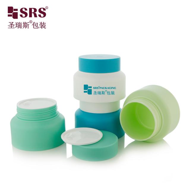 SRST-80g 100g PP PCR Round New Design Body Scrub Cream Jar Container Eco-friendly Material Packaging