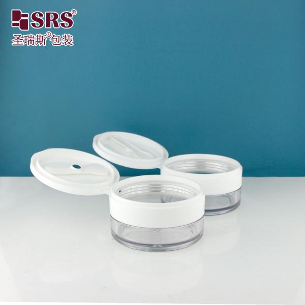 PETG003 PETG Material Flip Cap Plastic Jar Customization Clear Transparent Container for Body Scrub