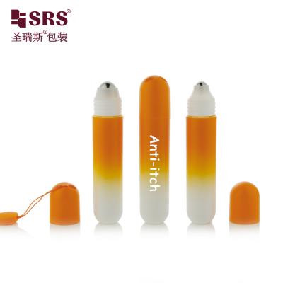 중국 RPPG-25ML 페인트 그라디언트 커스텀 컬러 매트 완제 안티 가려움증 액체 누출없이 롤-온 병 빈 포장 판매용