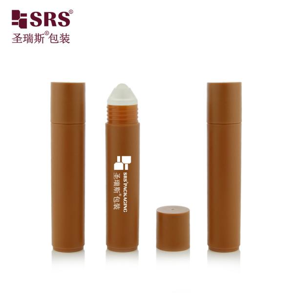 RPP-35ML Forma rotonda PP PCR Plastic Roll On Small Ball Bottle Per la pulizia liquido per la cura personale Applicatore di imballaggio senza perdite