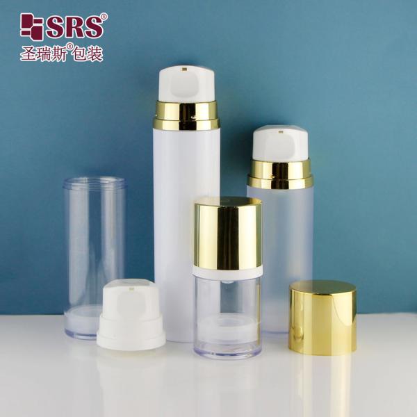 A0215 50ML 120ML 150ML Empty Plastic Stylish Durable AS Vacuum Airless Lotion Bottle Perfect for Indoor and Outdoor Use