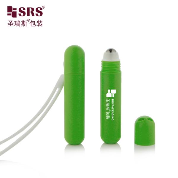 RPPG 25ml Round Bottom Plastic PP PCR Recycled Antiperspirant Liquid Roller Bottle With Dome Cap With Printing Logo