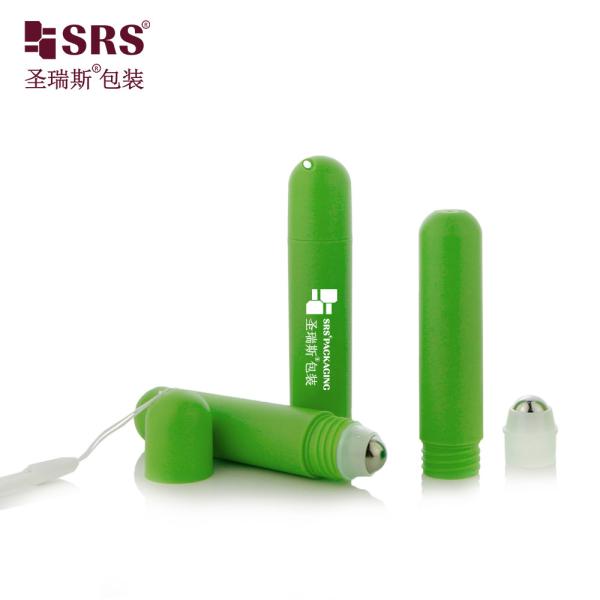 RPPG 25ml Round Bottom Plastic PP PCR Recycled Antiperspirant Liquid Roller Bottle With Dome Cap With Printing Logo