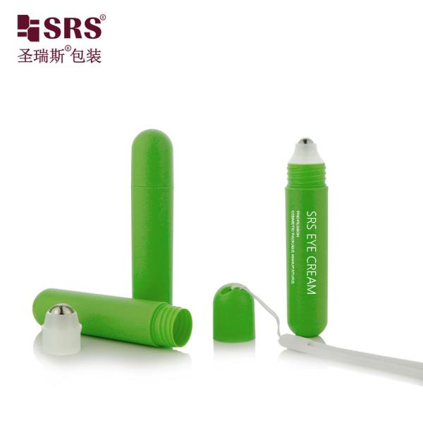 RPPG 25ml Round Bottom Plastic PP PCR Recycled Antiperspirant Liquid Roller Bottle With Dome Cap With Printing Logo