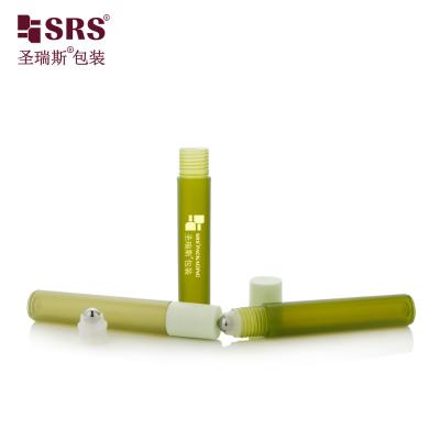 China RPP-15ML Contenedor de embalaje para botellas de plástico acabado de color verde mate semitransparente para inyección en venta