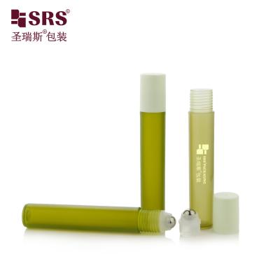 China RPP-15ML Contenedor de embalaje para botellas de plástico acabado de color verde mate semitransparente para inyección en venta