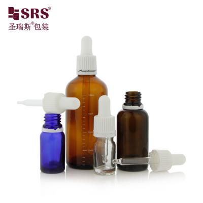Cina D004 Disegno unico TE Copertura di gocciolante di plastica a prova di manomissione 5ML 10ML 15ML 20ML 30ML 50ML Bottiglia di vetro da 100ML in vendita
