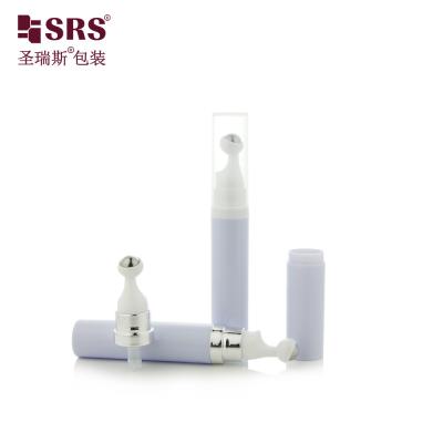 China A0035 Botellas de rodillo de PP sin aire para uso en viajes de 7,5 ml, 10 ml y 15 ml para la prensa de rollo de crema para ojos en venta