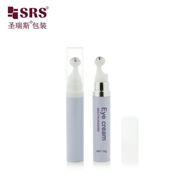 China A0035 Botellas de rodillo de PP sin aire para uso en viajes de 7,5 ml, 10 ml y 15 ml para la prensa de rollo de crema para ojos en venta