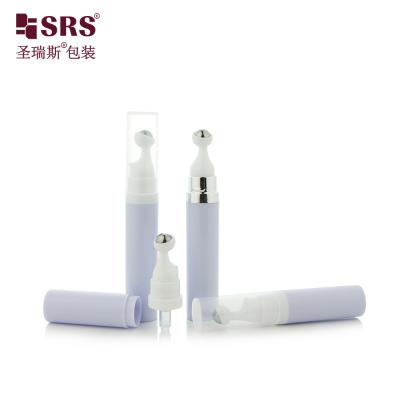 China A0035 Botellas de rodillo de PP sin aire para uso en viajes de 7,5 ml, 10 ml y 15 ml para la prensa de rollo de crema para ojos en venta
