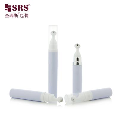 China A0035 Botellas de rodillo de PP sin aire para uso en viajes de 7,5 ml, 10 ml y 15 ml para la prensa de rollo de crema para ojos en venta