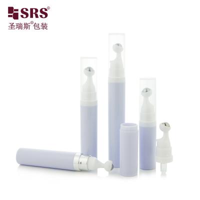 China A0035 Botellas de rodillo de PP sin aire para uso en viajes de 7,5 ml, 10 ml y 15 ml para la prensa de rollo de crema para ojos en venta