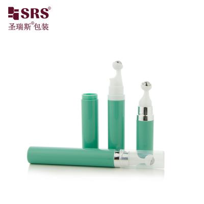 Китай A0035 7.5ml 10ml 15ml Travel Pocket Size Plastic PP PCR Round Airless Pump Bottle Snap-on Design Roll On Serum Bottle (Пластик с круглой ПКР-процедурой, не содержащий воздуха) продается