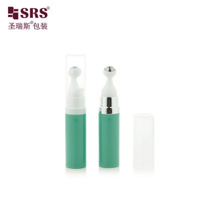 Китай A0035 7.5ml 10ml 15ml Travel Pocket Size Plastic PP PCR Round Airless Pump Bottle Snap-on Design Roll On Serum Bottle (Пластик с круглой ПКР-процедурой, не содержащий воздуха) продается