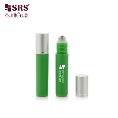 China RPA-10ML Verhoog uw merk met duurzame glanzende bevroren plastic PP PCR-oogserumflessen: aangepaste kleur, rolstaalbal en massagefunctie Te koop