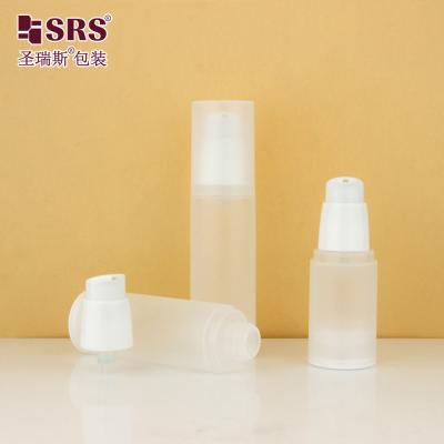 Cina PA0216 20ml 30ml 40ml 50ml PP Matte lucido in muffa Plastica PP PCR Bottiglia senza aria con pompa di lozione Imballaggio per la cura della pelle in vendita