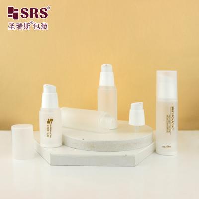 Cina PA0216 20ml 30ml 40ml 50ml PP Matte lucido in muffa Plastica PP PCR Bottiglia senza aria con pompa di lozione Imballaggio per la cura della pelle in vendita