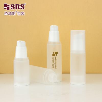 Cina PA0216 20ml 30ml 40ml 50ml PP Matte lucido in muffa Plastica PP PCR Bottiglia senza aria con pompa di lozione Imballaggio per la cura della pelle in vendita