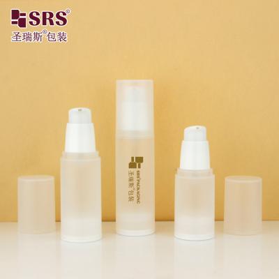 Cina PA0216 20ml 30ml 40ml 50ml PP Matte lucido in muffa Plastica PP PCR Bottiglia senza aria con pompa di lozione Imballaggio per la cura della pelle in vendita
