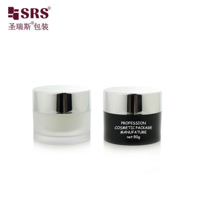 中国 J0210B 30g 50g ペイント カスタム カラー プラスチック AS ダブル ウォール 容器 容器 容器 容器 容器 容器 容器 容器 容器 販売のため