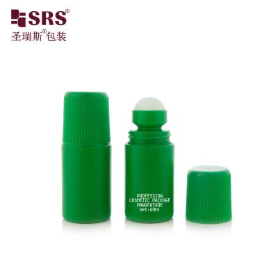 China RPPC-60ML Customization PP PCR Recycled Plastic Roll On Antiperspirant Gel Applicator Bottle for sale
