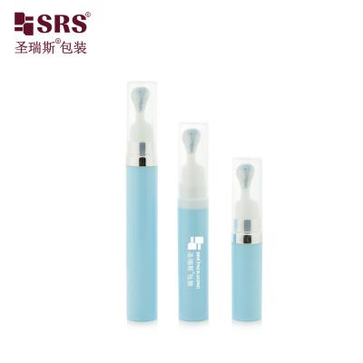 China A0035 Vaso de bomba sem ar de cor elegante e personalizada (7,5 ml/10 ml/15 ml) com atuador de pressão de liga de zinco à venda