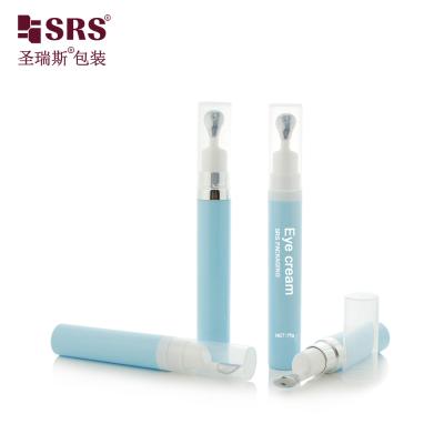 China A0035 Vaso de bomba sem ar de cor elegante e personalizada (7,5 ml/10 ml/15 ml) com atuador de pressão de liga de zinco à venda