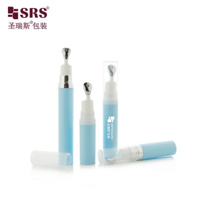 China A0035 Vaso de bomba sem ar de cor elegante e personalizada (7,5 ml/10 ml/15 ml) com atuador de pressão de liga de zinco à venda