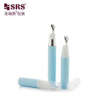 China A0035 Vaso de bomba sem ar de cor elegante e personalizada (7,5 ml/10 ml/15 ml) com atuador de pressão de liga de zinco à venda