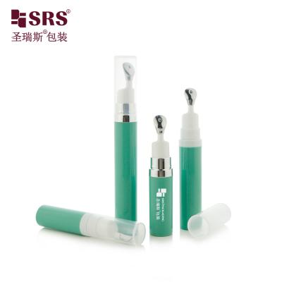 중국 A0035 수페리어 에어리스 디스펜서 7.5ml/10ml/15ml (아연 합금 프레스 액션 어플리케이터 포함) 세련된 디자인 판매용
