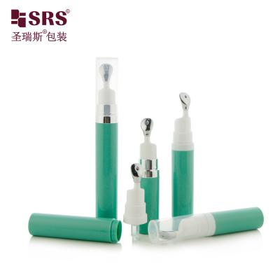 중국 A0035 수페리어 에어리스 디스펜서 7.5ml/10ml/15ml (아연 합금 프레스 액션 어플리케이터 포함) 세련된 디자인 판매용