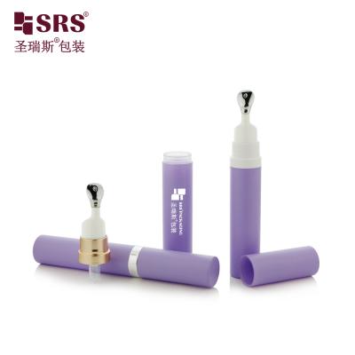 중국 A0035 우아한 7.5ml ~ 15ml 에어리스 디스펜싱 용기, 아연 합금 프레스 스타일 디스펜서 및 고급 공예 병 판매용