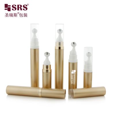 中国 A0035 7.5ml 10ml 15ml 空っぽ スナップオン デザイン 空気なし ロールオン ボトル 眼のセラム ジェル スキンケア アプリケーション 販売のため