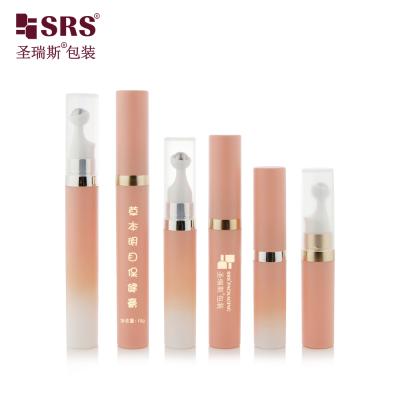 中国 A0035 7.5ml 10ml 15ml 空っぽ スナップオン デザイン 空気なし ロールオン ボトル 眼のセラム ジェル スキンケア アプリケーション 販売のため