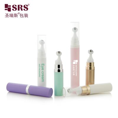 中国 A0035 7.5ml 10ml 15ml 空っぽ スナップオン デザイン 空気なし ロールオン ボトル 眼のセラム ジェル スキンケア アプリケーション 販売のため