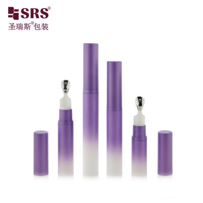 中国 A0031B 5ml 10ml 12ml 15ml メタル亜鉛ヘッドアプリケーター付き空エアレスポンプボトル カスタマイズ アイジェル包装 販売のため